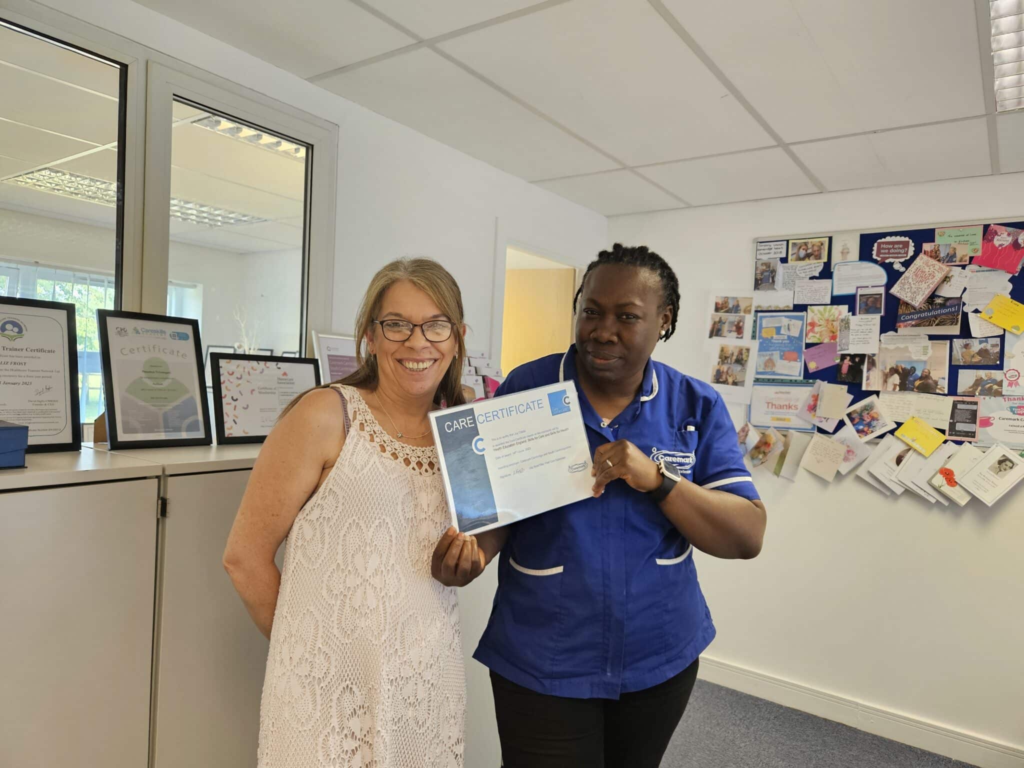 More Carers Achieveing the Care Certificate | Caremark